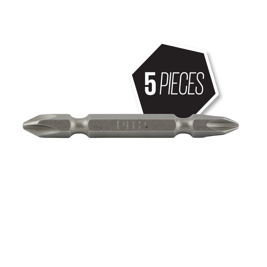 DB132B - Phillips PH2 Double-ended 5PC 65mm - Durum Tools